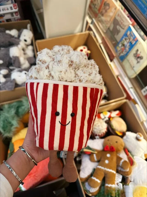 JELLYCAT AMUSEABLE POPCORN 19CM: New Soft Plush Toy for Kids ...