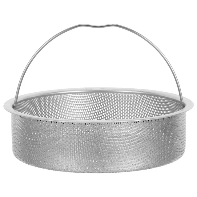 METAL FOOD STEAMER for Vegetables Stainless Steel Steaming Basket £15. ...