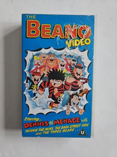 VINTAGE THE BEANO Video 1993 D.C. Thomson VHS Tape Dennis the Menace £2 ...