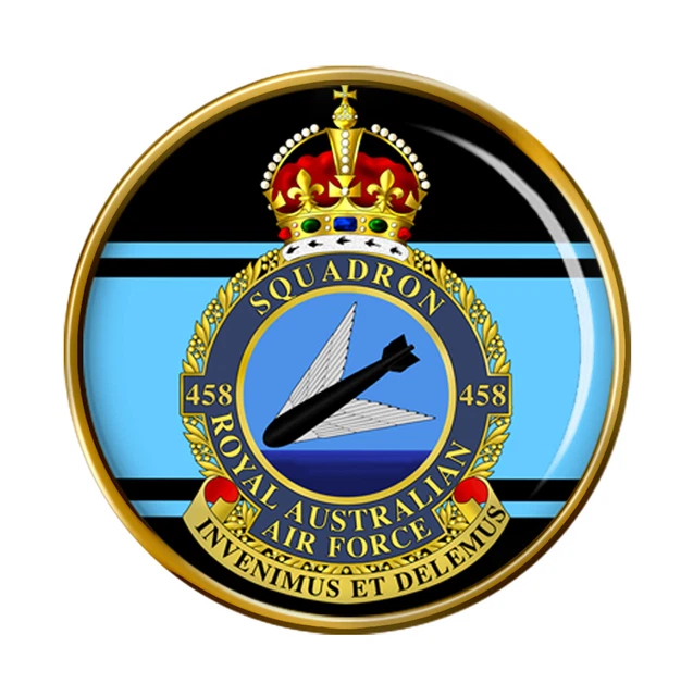 458 SQUADRON, RAAF Royal Australian Air Force Pin Badge £5.50 - PicClick UK