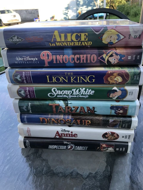 WALT DISNEY'S CLASSIC Masterpiece Home Video Collection Lot 8 Vintage ...