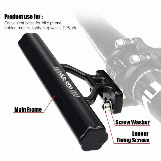 CADRE D'EXTENSION UNIVERSEL de guidon de v lo pour contr?le et confort am lio EUR 15,42 ...