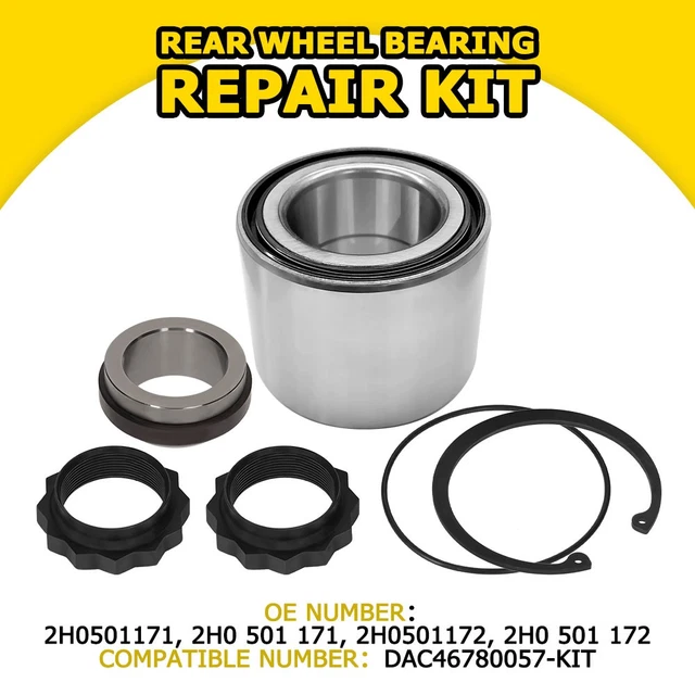 FOR VW AMAROK Platform/Chassis Rear Wheel Bearing Repair Kit 2H0501171 ...
