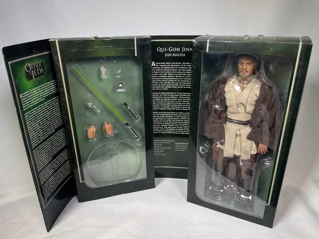FIGURINE QUI-GON JINN Order of the Jedi Sideshow Collectibles 1:6 Star ...