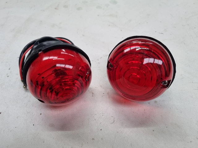 LAND ROVER SERIES 3 & Defender Rear Stop Brake Tail Light Lamps X2 ...