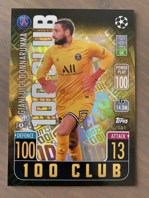 TOPPS MATCH ATTAX Extra 2021/22 2022 Gianluigi Donnarumma PSG 100 Club CLU1 EUR 4,61 - PicClick DE
