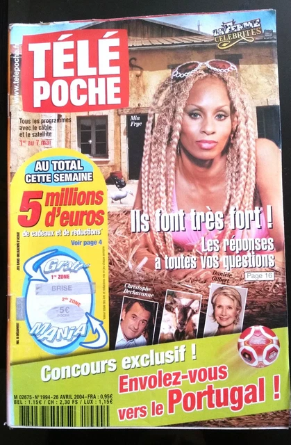TV POCKET 26/04/2004; Mia Frye/Matthew Perry / Line Renaud / Jane ...