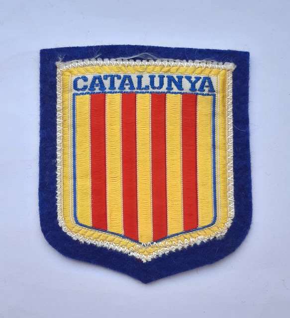 PARCHE ESCUDO PATCH Badge Ecusson Blason Bandera Cataluña Catalonia EUR 4,50 - PicClick IT