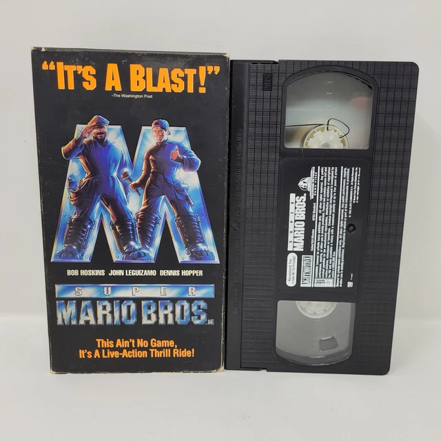 SUPER MARIO BROS Movie VHS 1993 ENGLISH Bob Hoskins John Leguizamo ...