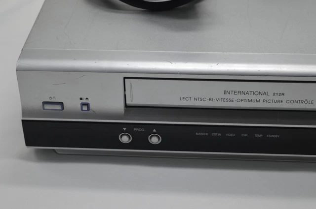 MAGNÉTOSCOPE LECTEUR CASSETTE enregistreur recorder VHS International ...