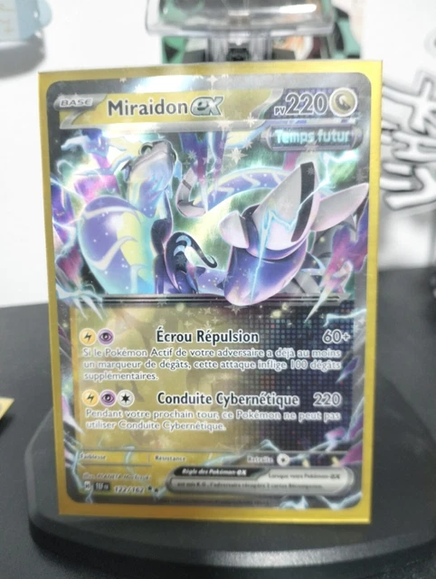 CARTE POKÉMON MIRAIDON EX 122/162 EV5 forces temporelles TEF NEUF FR ...