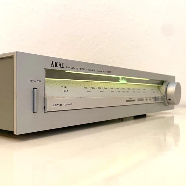VINTAGE AKAI AT-K02 Stereo AM/FM Tuner - High Quality - Made in Japan $160.00 - PicClick AU