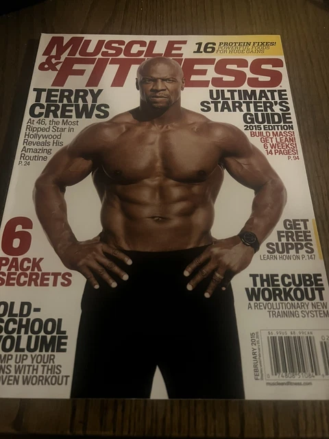 MUSCLE & FITNESS Mag Terry Crews Starter's Guide February 2015 £2.29 ...