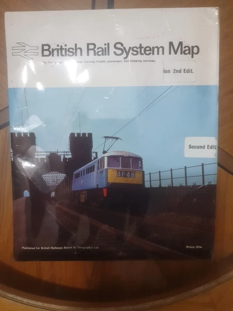BRITISH RAIL SYSTEM Map Second Edition £19.99 - PicClick UK