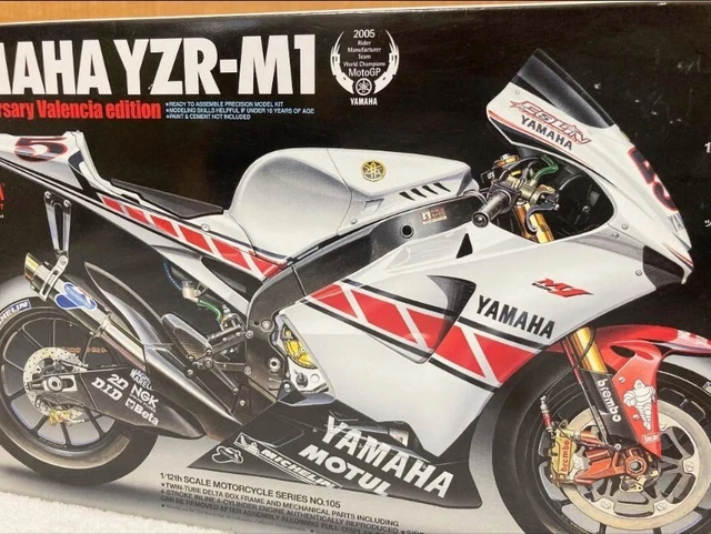 KIT MODÈLE TAMIYA YAMAHA YZR-M1 50e anniversaire 1/12 #21985 Japon EUR ...