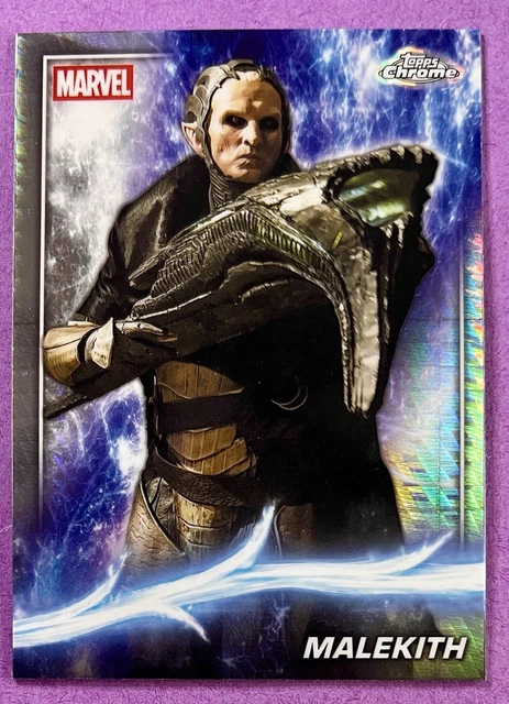 MALEKITH 2025 TOPPS Chrome Marvel Studios PRISM REFRACTOR Card #37 £4. ...