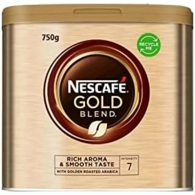 NESCAFÉ GOLD BLEND Instant Coffee 750g Tin £14.90 - PicClick UK