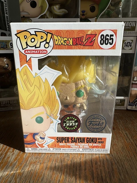 FUNKO POP DBZ Super Saiyan Goku with energy 865 CHASE GITD EUR 45,00 ...