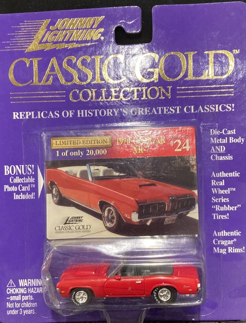 JOHNNY LIGHTNING CLASSIC Gold Collection 1970 Cougar XR-7 No. 24 EUR 8 ...