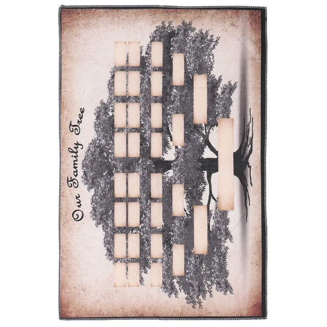 FAMILY TREE MAKER Name Tags Genealogical Chart Diagram Poster £10.28 ...