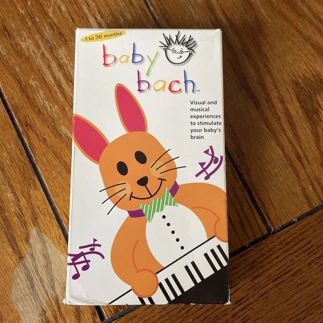 BABY EINSTEIN BABY Bach VHS Video Tape Infant Learning 1 To 36 Months ...