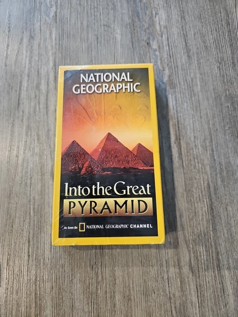 NATIONAL GEOGRAPHIC VHS Into the Great Pyramid Egypt Adventure *NEW and ...