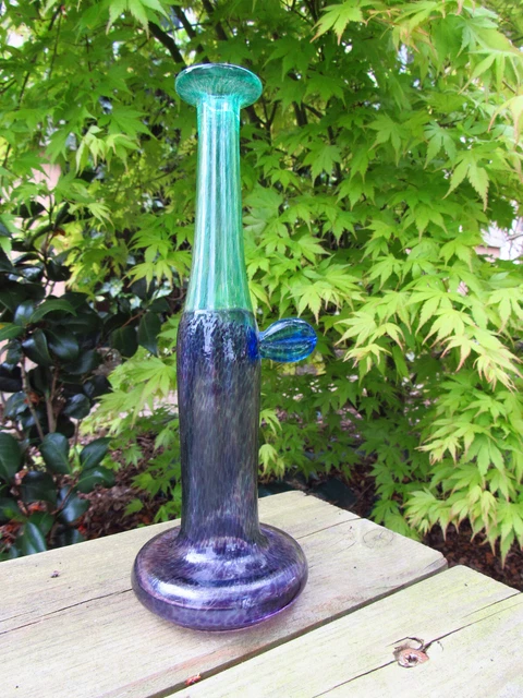 KOSTA BODA SUÈDE Sweden année 1980 vase en verre soliflore signé Bertil ...