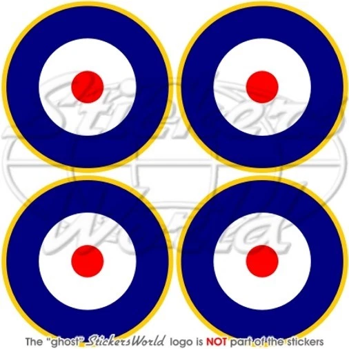 RAF UK ROYALE Armée de l'Air Type A2 Roundel Aéronef 50mm Vinyl ...