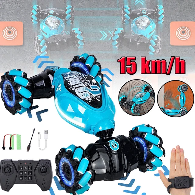 LARGE STUNT CAR Gesture Sensing Remote Control RC Off Road Double Sided ...