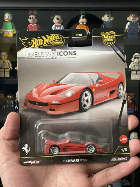 🔥 HOT WHEELS 2025 Ferrari F50 Red Premium Car Culture Timeless Icons 1/ ...