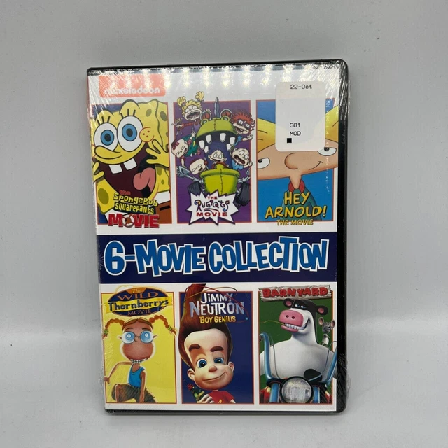 NICKELODEON 6-MOVIE COLLECTION DVD Spongebob Rugrats Hey Arnold + Set £ ...