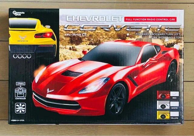 CORVETTE C7 RED Full Function Chevrolet RC Car Radio Control Red Radio ...
