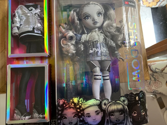 RAINBOW HIGH SHADOW High Series 1 Nicole Steel- Grayscale Fashion Doll ...