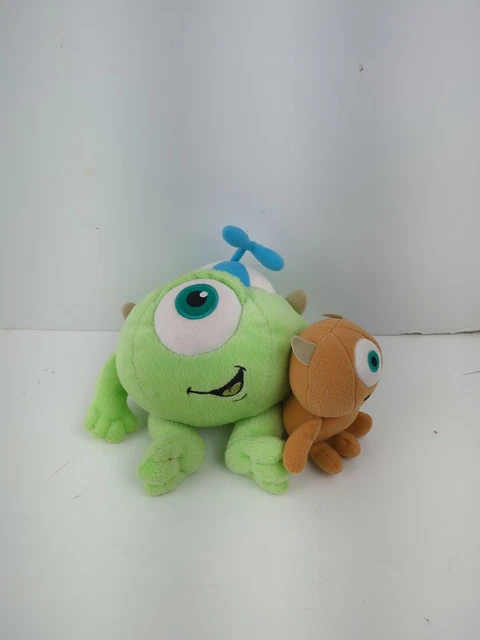 DISNEY STORE MONSTERS Inc Baby Mike Wazowski With His Mikey Plush Rare ...