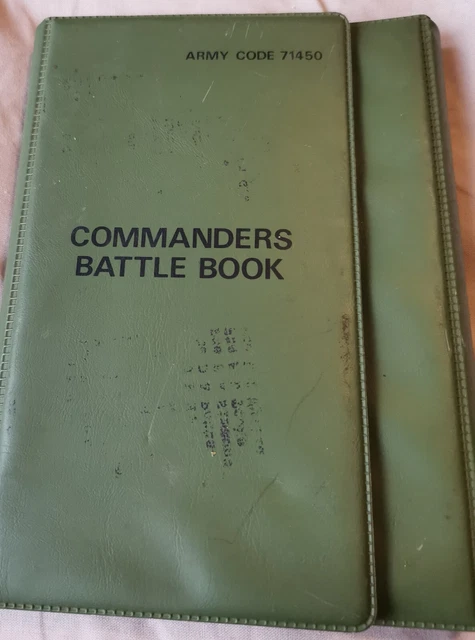 MILITARY COMMANDERS BATTLE Book 1988 Code 71450 Army code 71384 VGC £29 ...
