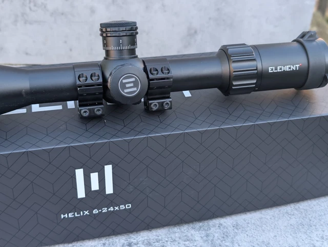 ELEMENT OPTICS HELIX 6-24x50 FFP First Focal Plane Rifle Scope gen 2 ...