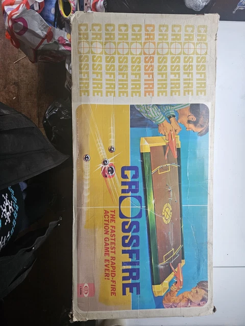 CROSSFIRE GAME. ORIGINAL Ideal 1971 Crossfire The Rapid Fire Action. £ ...