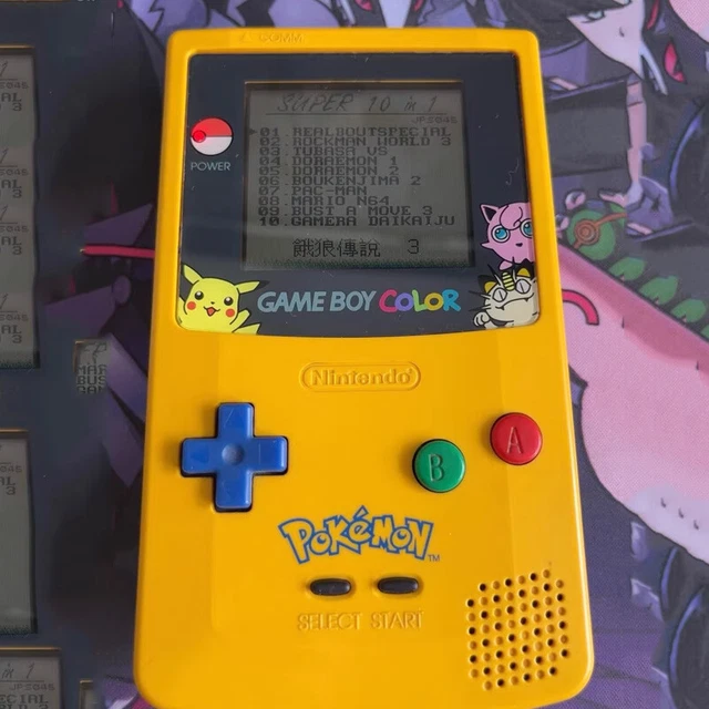 POKEMON GAMEBOY COLOR Special Pikachu Edition Nintendo GBC Console ...