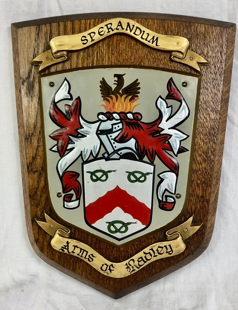 'RADLEY' NAME SHIELD, Coat of Arms, Heraldry, Family Crest, Arms of ...