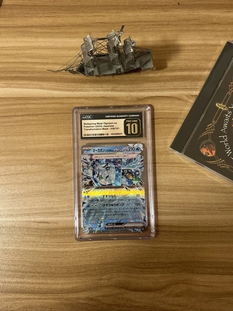 MASQUE WELLSPRING OGERPON ex Sv6 038 2024 JP RR Pop 1 CGC vierge 10 Pokémon EUR 46,25 - PicClick FR