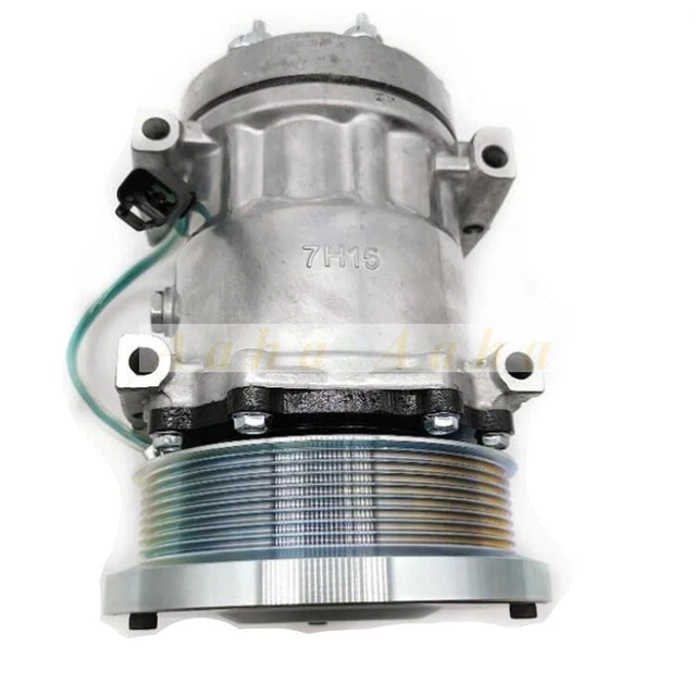 24V SD7H15 A/C Compressor 320-1291 3201291 for Caterpillar Tractor D6K2 ...