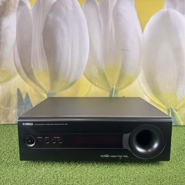 YAMAHA SR-300 SUBWOOFER Integrated 3.1 Channel AV Receiver HDMI £59.99 ...