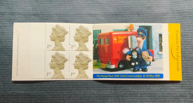 ROYAL MAIL POSTMAN Pat Stamp Booklet / 2000 / Four Stamps £2.99 ...