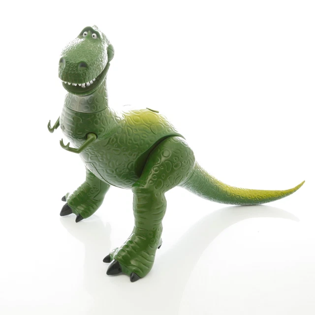 DISNEY STORE TOY Story Extra Large Talking Rex The Dinosaur 13" Working ...