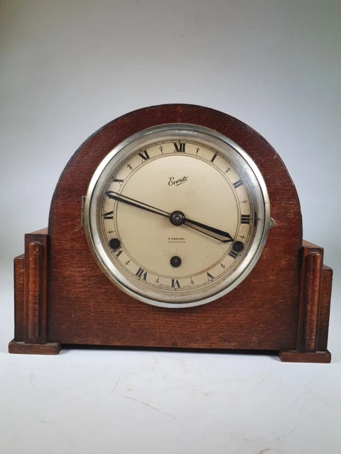 VINTAGE EVERITE H.SAMUEL British Made Mantel Clock For Restoration ...