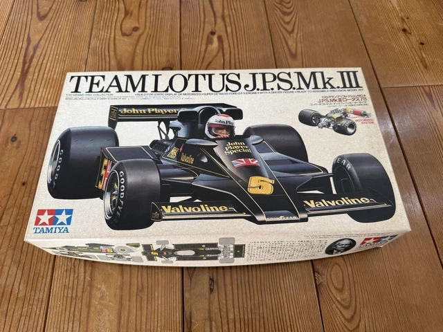 TAMIYA 1/20 TEAM Lotus J.P.S. MkIII Model Kit No.4 Unassembled Vintage ...