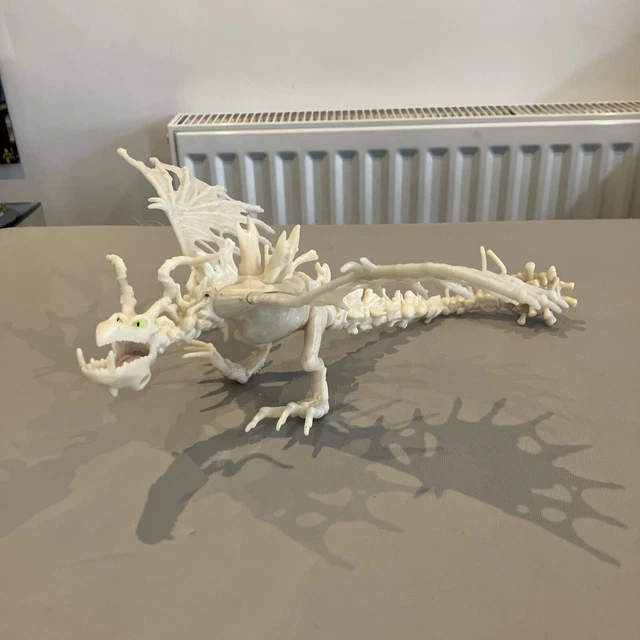 HOW TO TRAIN your Dragon Dreamworks Boneknapper Glow in the dark Figure ...