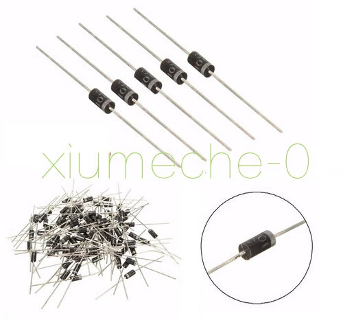 100X DO-41 SILICON Rectifier 1A Diode 1N4001 1N4002 1N4003 1N4004 ...