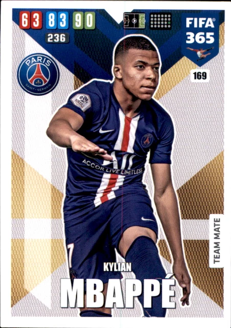 PANINI FIFA 365 2020 Karten Cards 169 - Kevin Mbappe - Basis Karte EUR ...