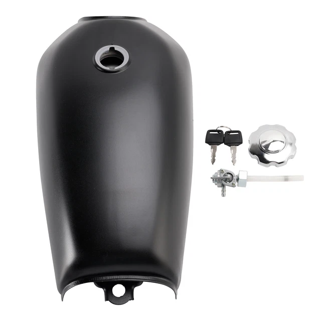 CLASSIC RETRO GAS Fuel Tank Matte Black For Honda Cg 125 Cafe Racer ...